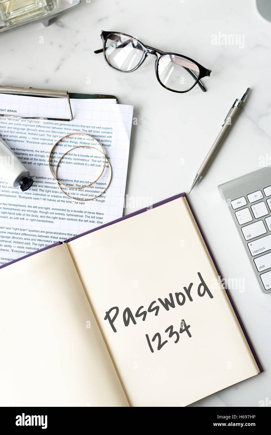 Password Security Protection Safe Concept Stock Photo - Alamy