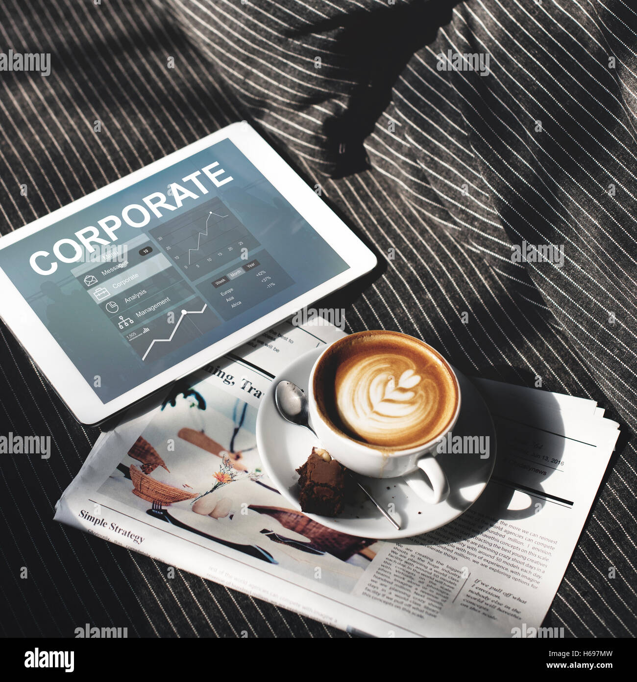 Advertising Analysis Branding Strategy Concept Stock Photo - Alamy