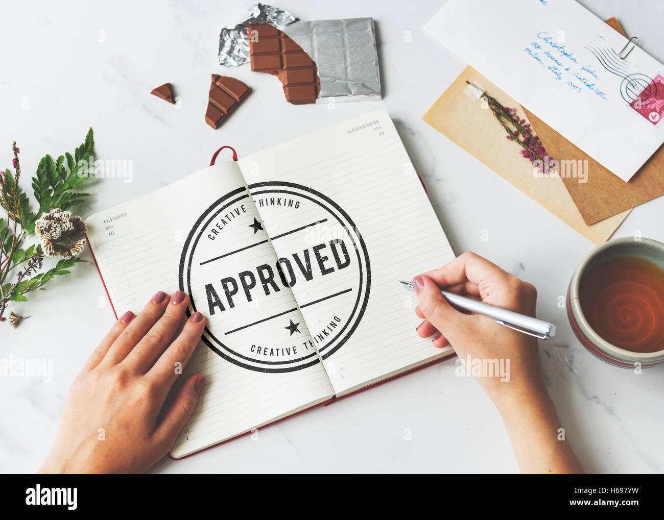 Approved Authentic Quality Guaranteed Product Concept Stock Photo - Alamy
