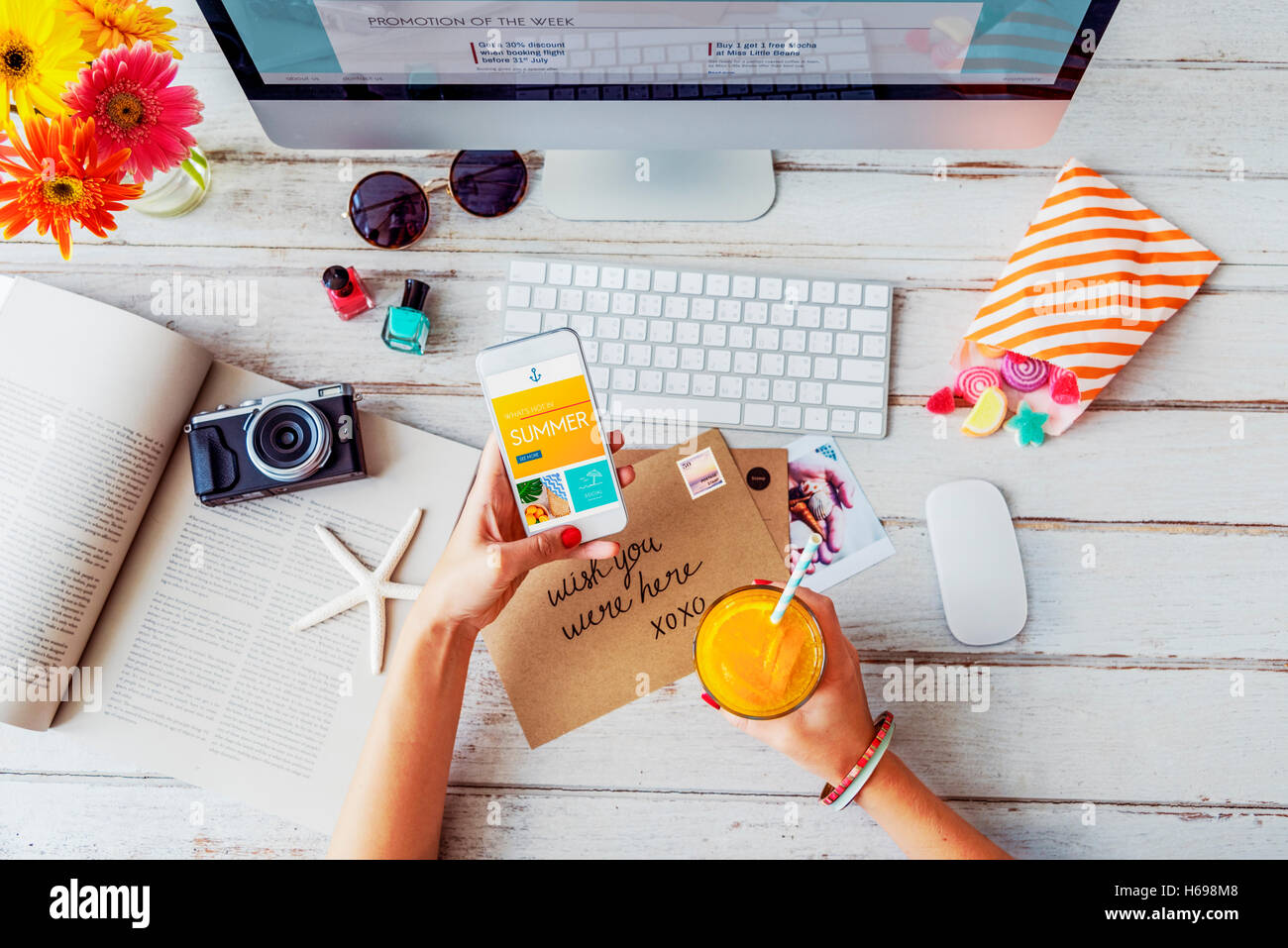 Beach Summer Holiday Vacation Journey Exploration Concept Stock Photo ...