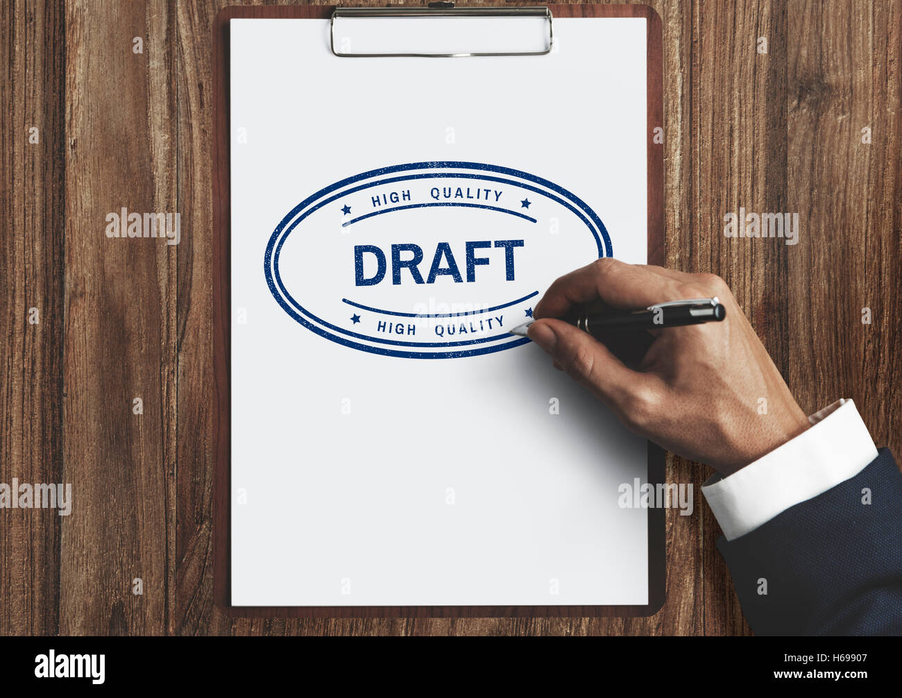 Draft Sketch Design Preview Structure Template Concept Stock Photo - Alamy
