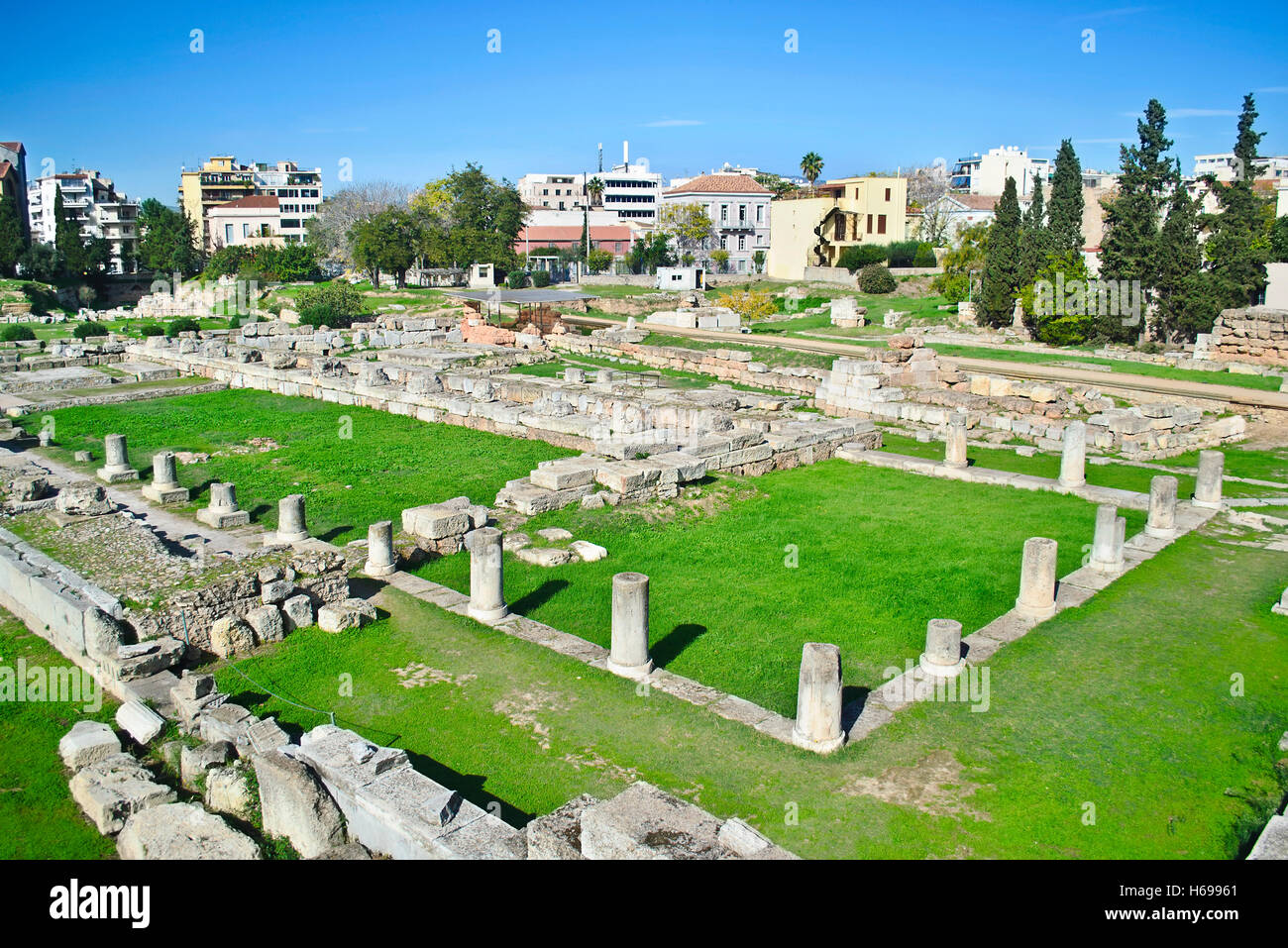 ancient cemetery Kerameikos Athens Greece Stock Photo - Alamy