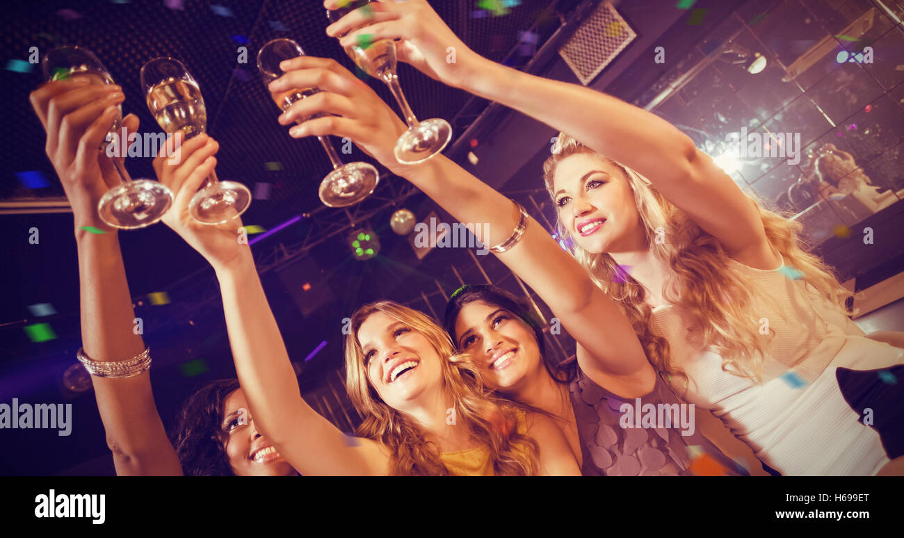 Party girls champagne hi-res stock photography and images - Alamy