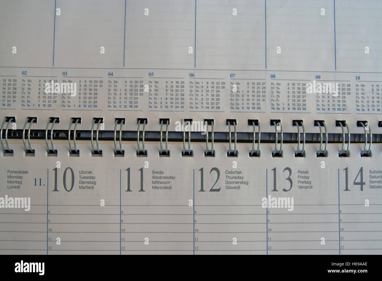 Month calendar note hi-res stock photography and images - Alamy