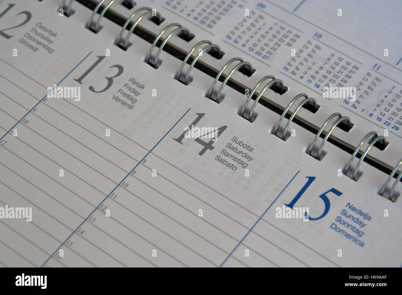 Month calendar note hi-res stock photography and images - Alamy