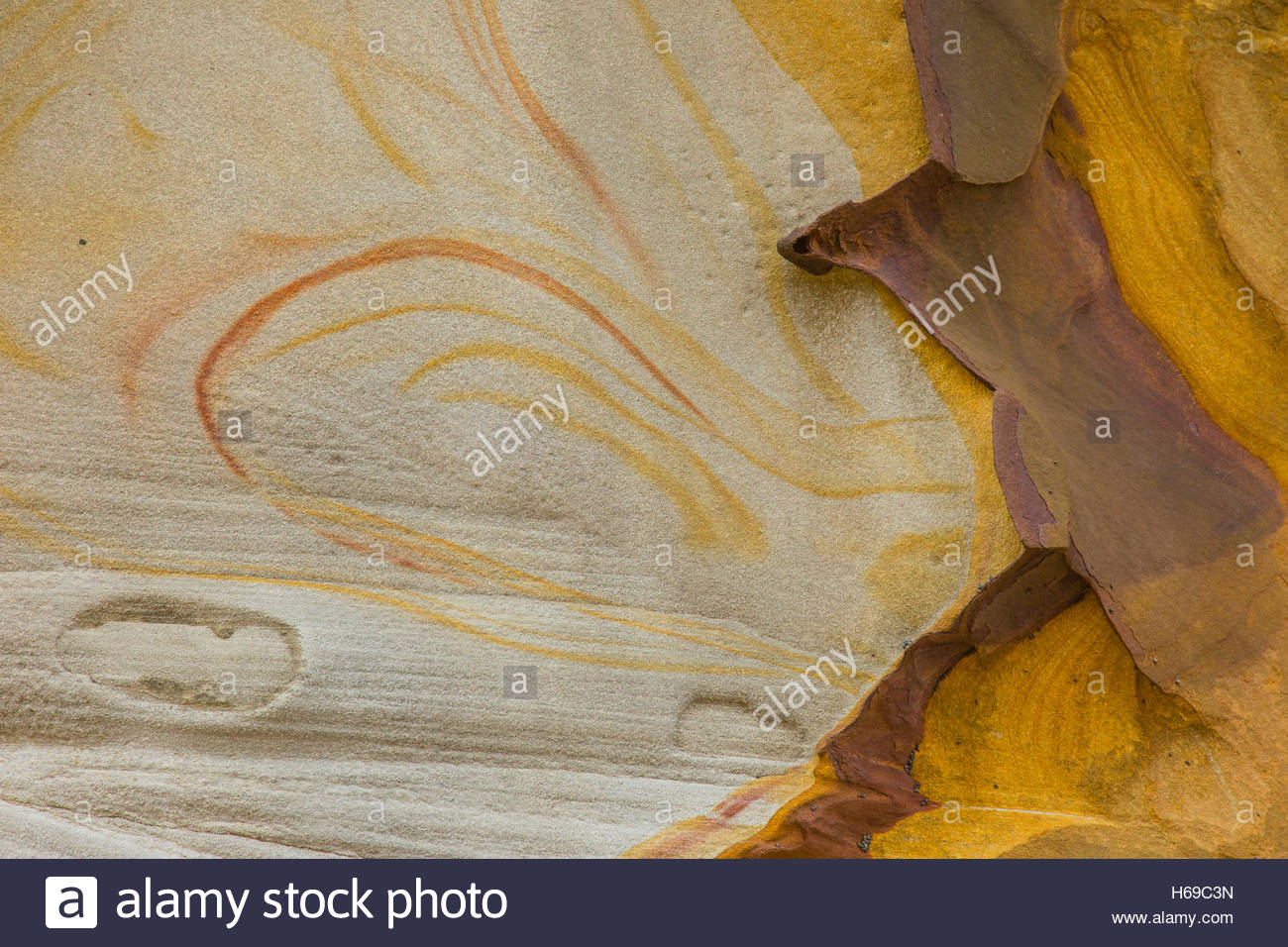 Rock iron staining hi-res stock photography and images - Alamy
