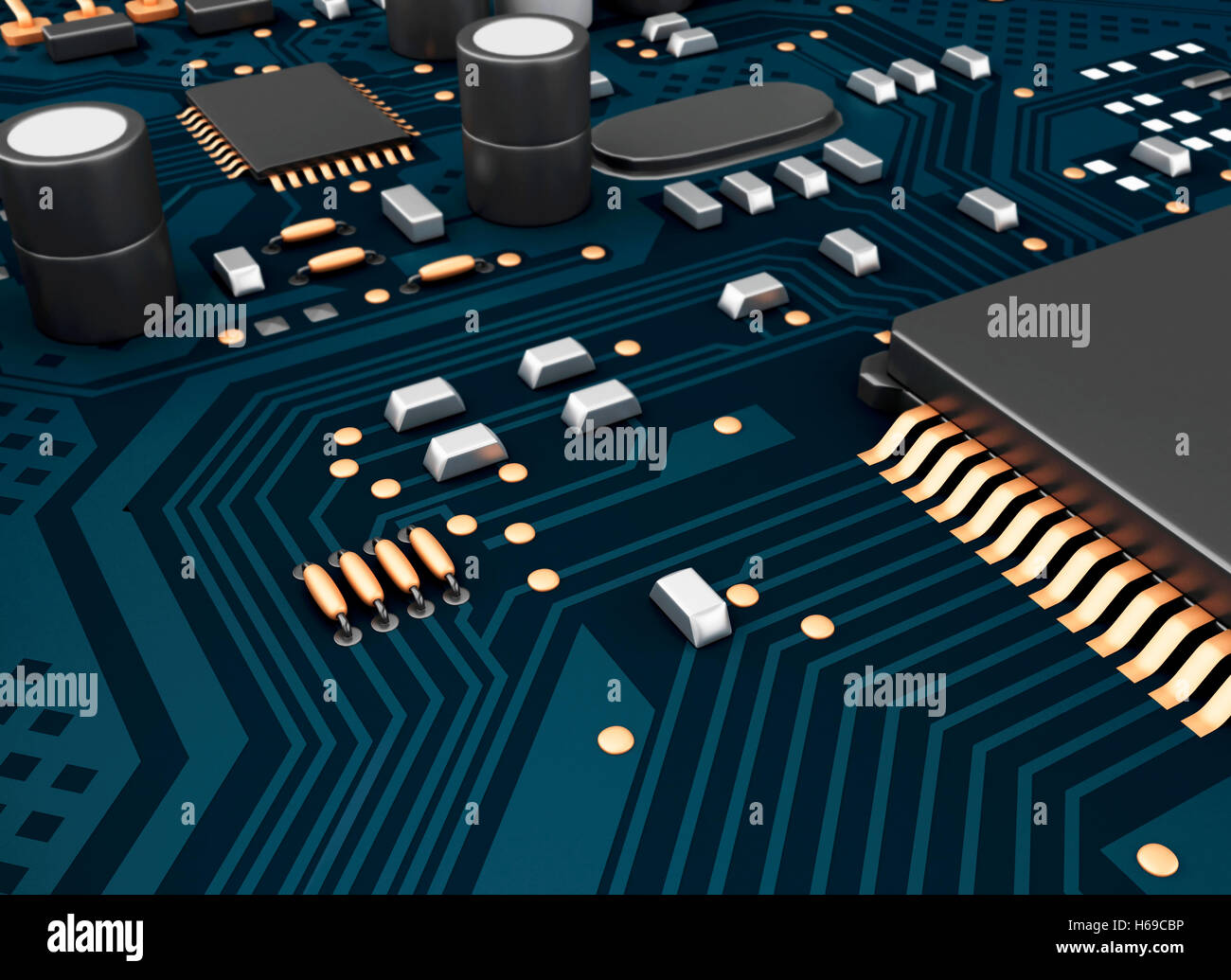 3d render cpu hi-res stock photography and images - Alamy