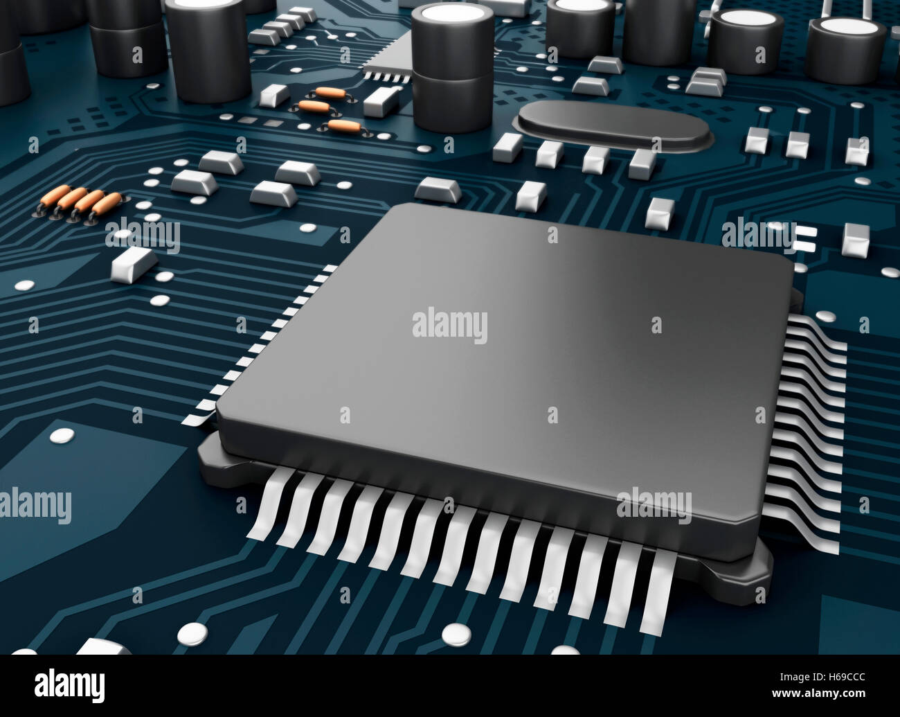 Digital technology hitech concept 3d hi-res stock photography and ...