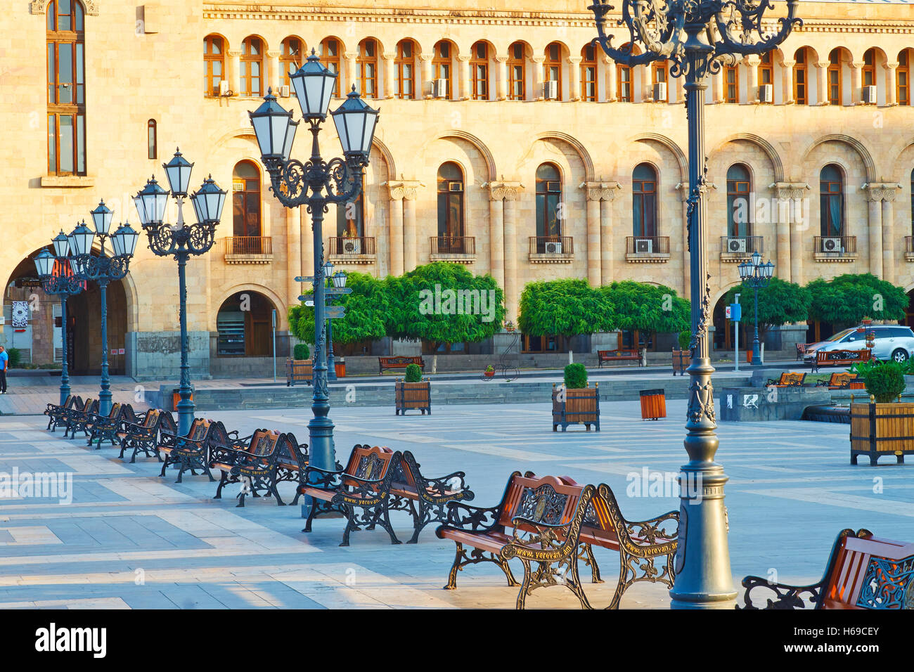 Republic Square Yerevan Stock Photo - Alamy