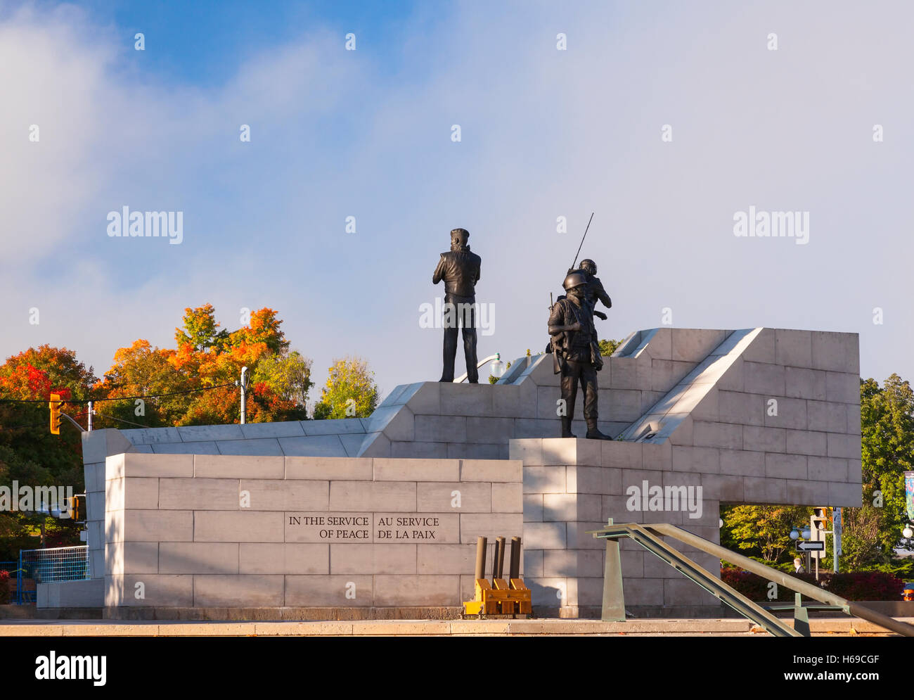 The Peacekeeping Monument in Ottawa, Ontario, Canada Stock Photo - Alamy