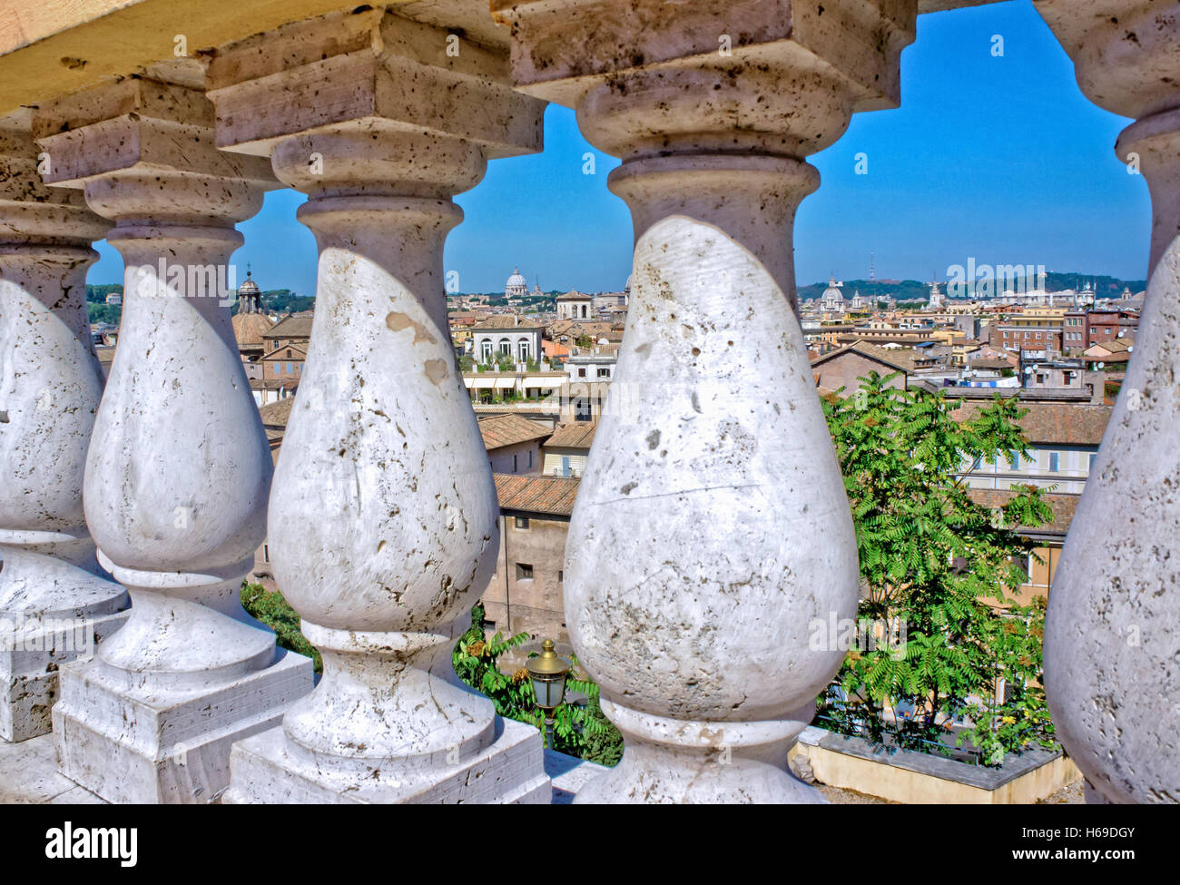 Rome landscape from terrace hi-res stock photography and images - Alamy