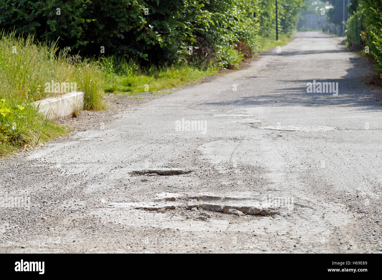 Street potholes hi-res stock photography and images - Alamy