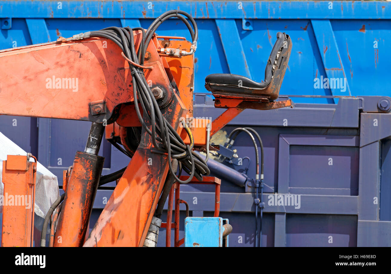 seat of an industrial machine Stock Photo - Alamy