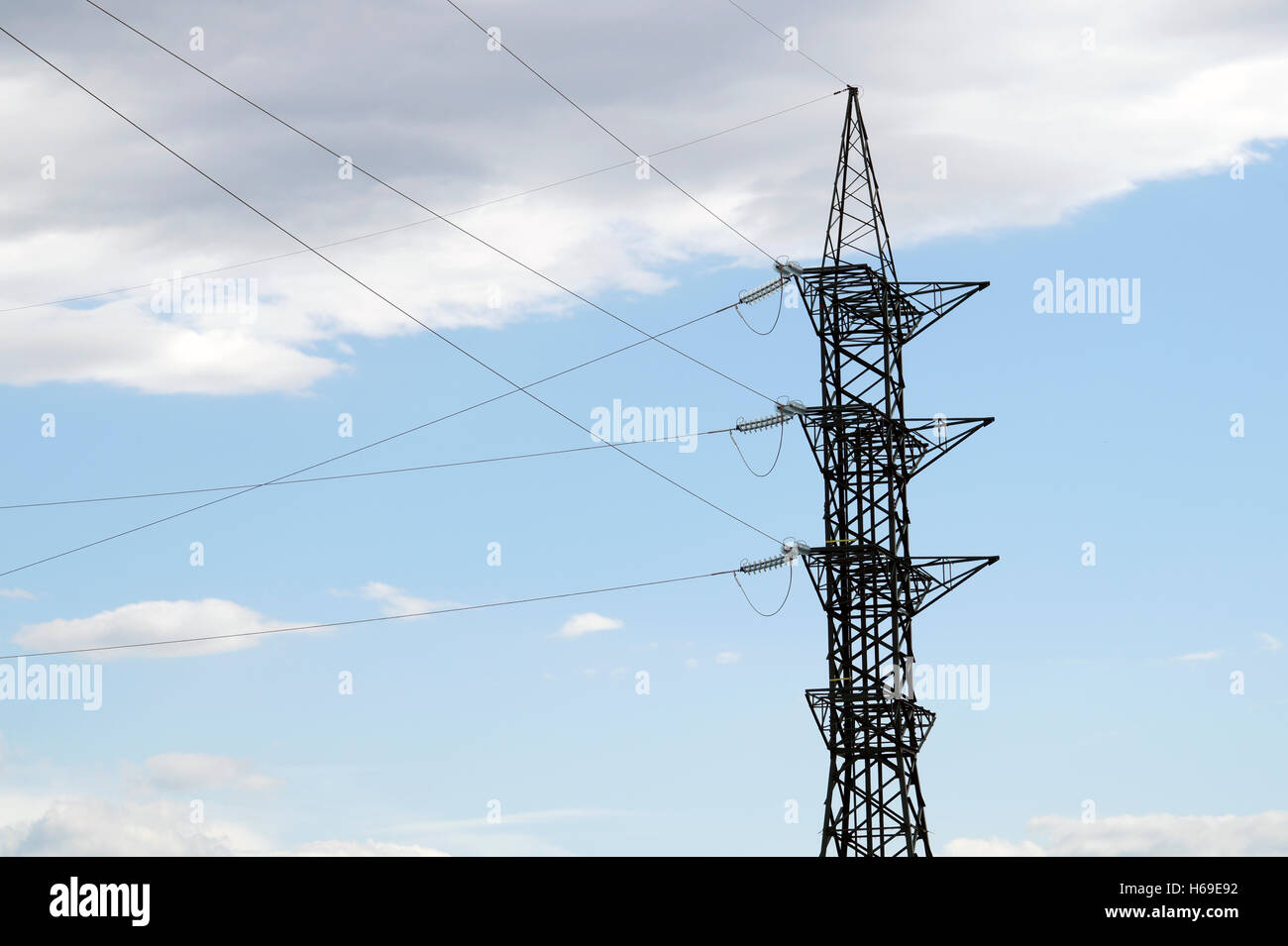 Steel utility poles hi-res stock photography and images - Alamy