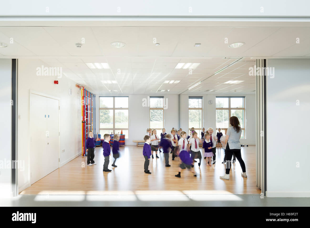 Square view of classroom with pupils. Tiger Primary School, Maidstone ...