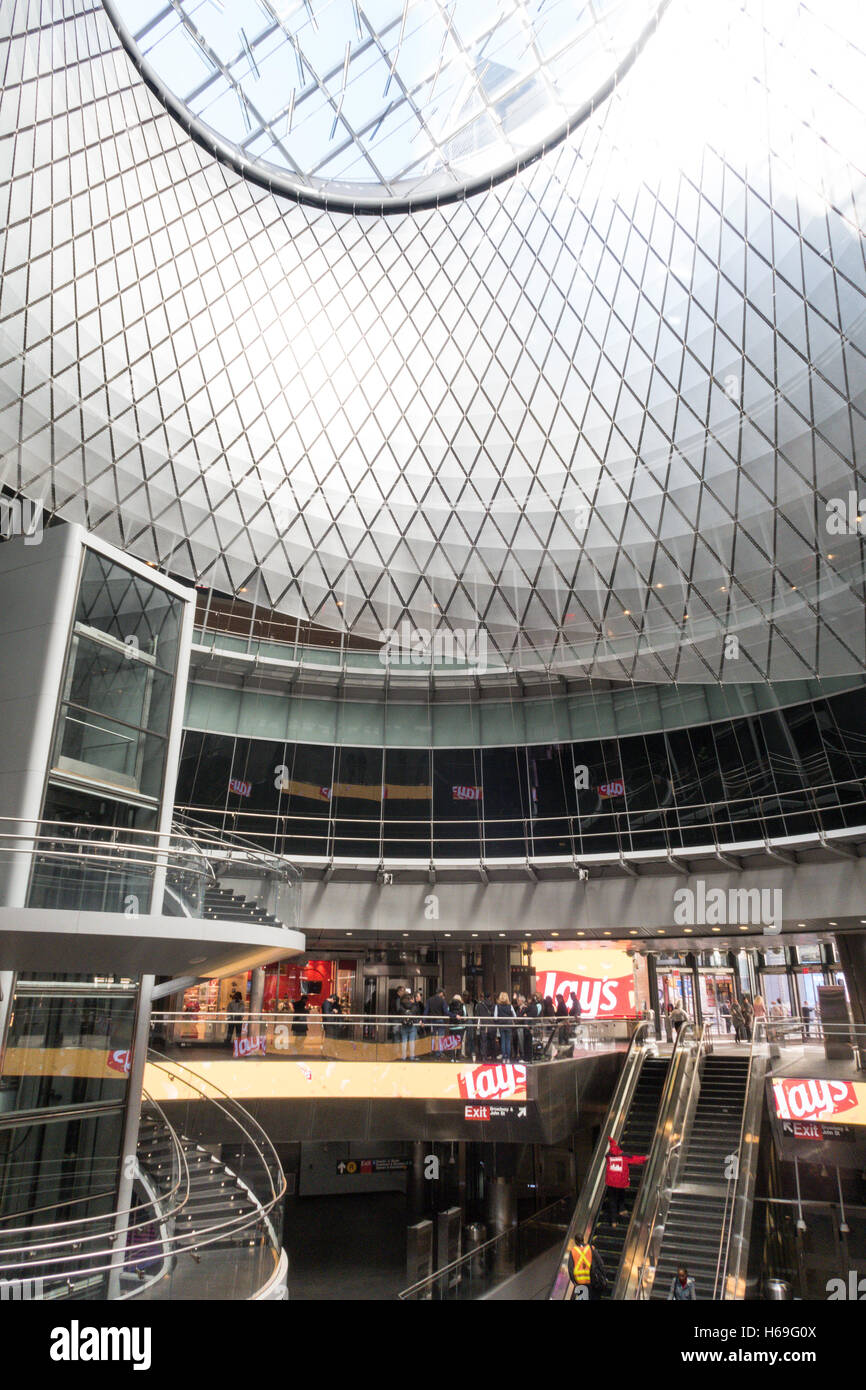The Fulton Center Subway Station in Lower Manhattan, NYC, USA Stock ...