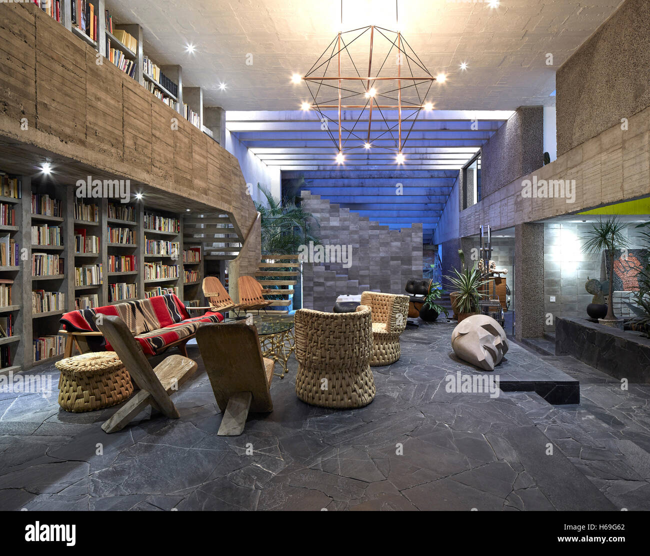 Overall interior view pedro reyes house hi-res stock photography and ...