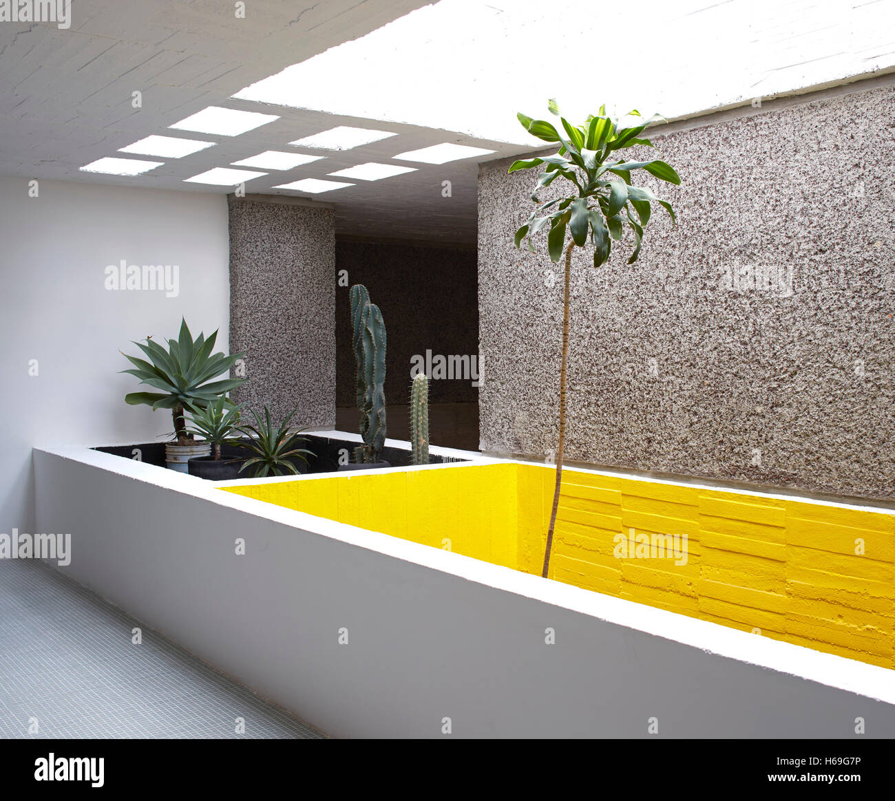 Interior View on second floor landing. Pedro Reyes House, Mexico City ...