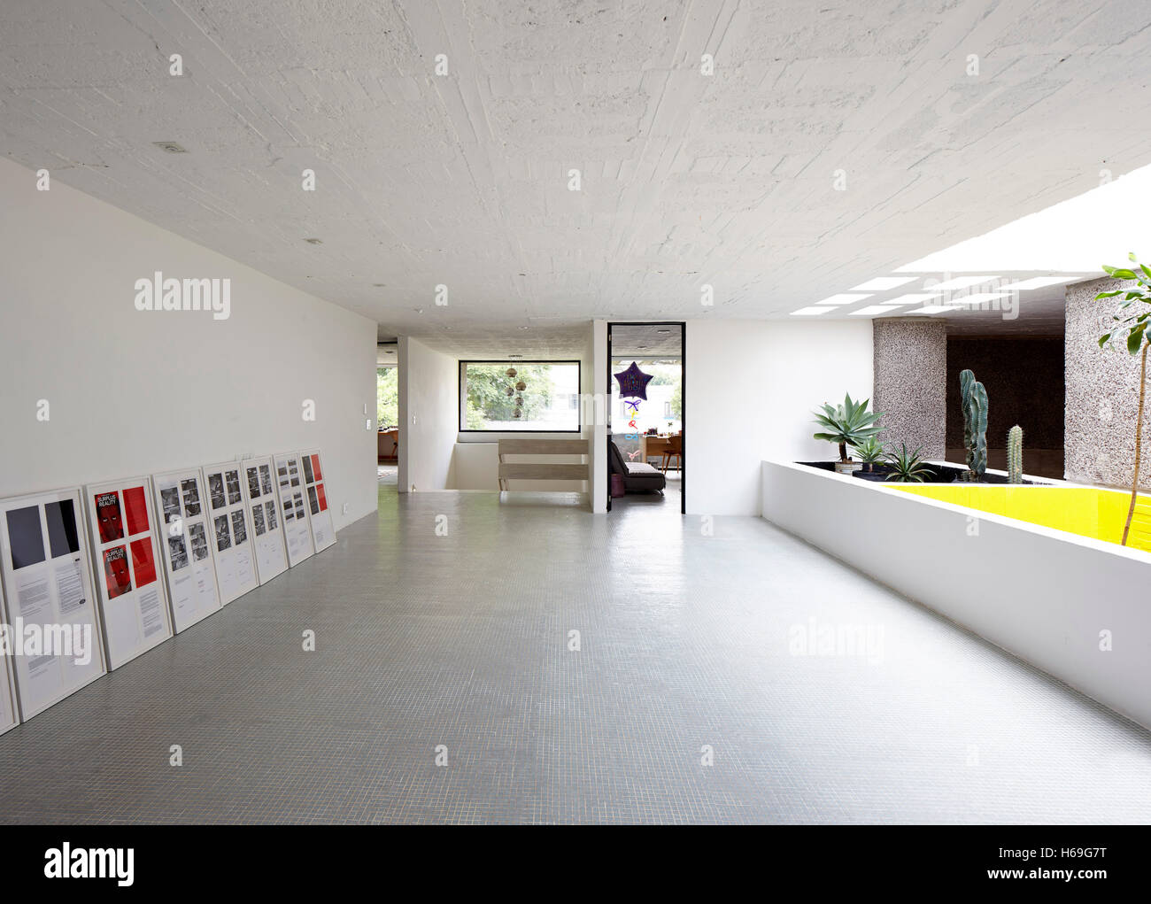 Interior View on second floor landing. Pedro Reyes House, Mexico City ...
