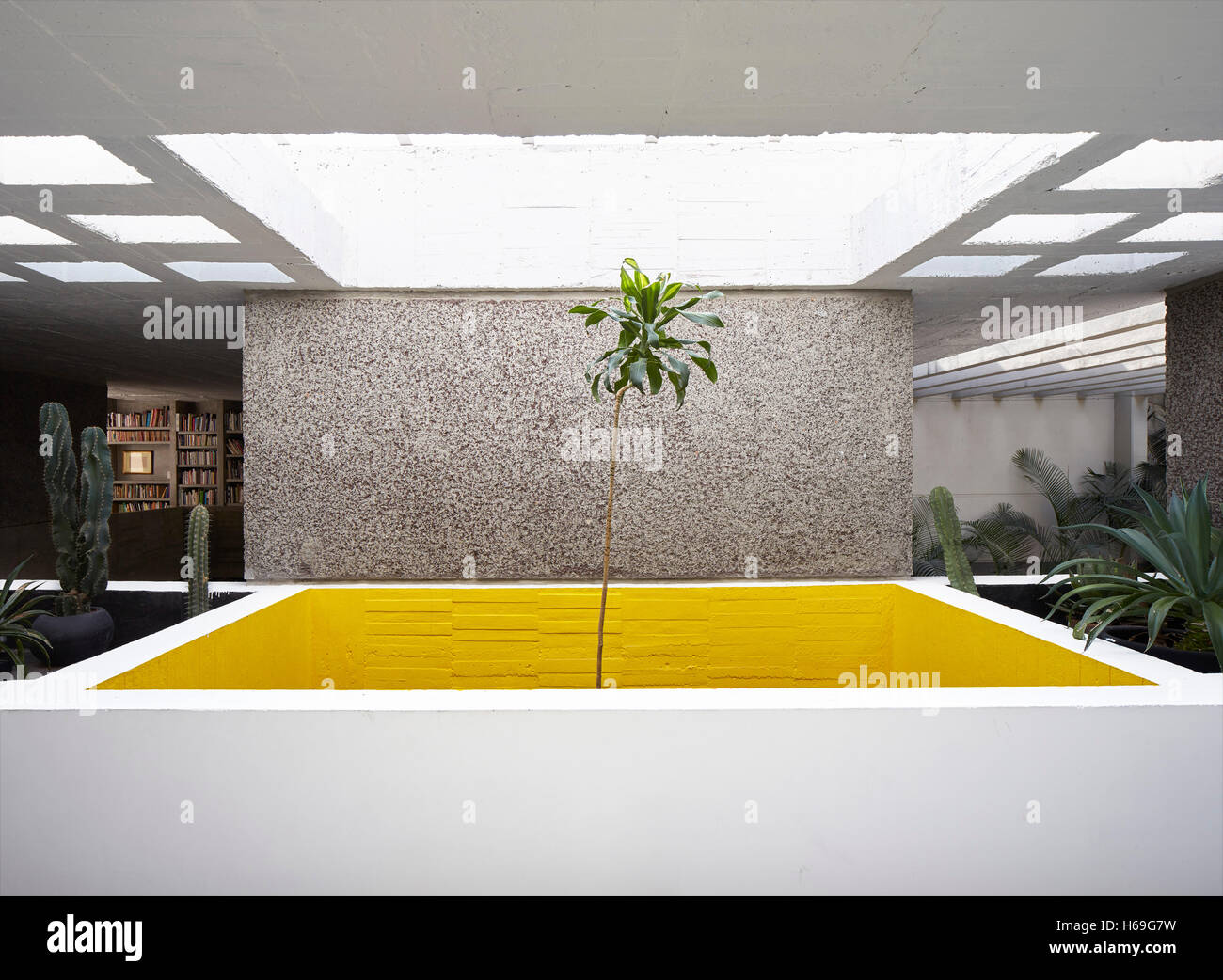 Interior View on second floor landing. Pedro Reyes House, Mexico City ...