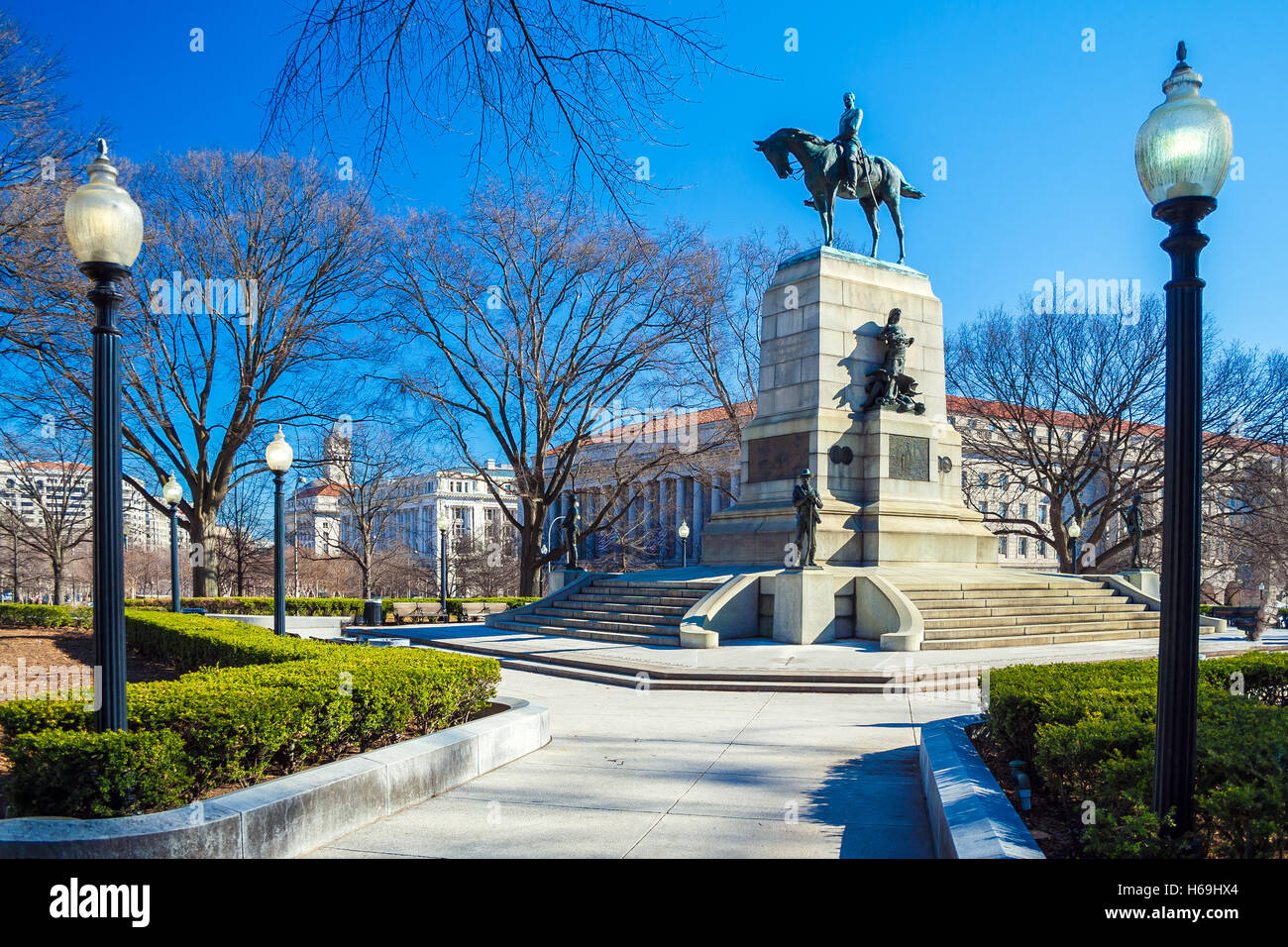 American Civil War Major General William Tecumseh Sherman Monument ...