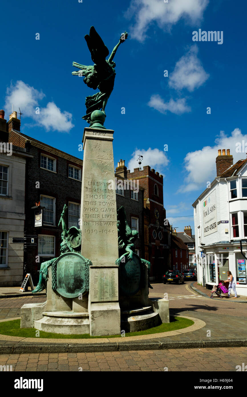 Lewes War Memorial, School Hill Lewes in East Sussex, England UK Stock ...