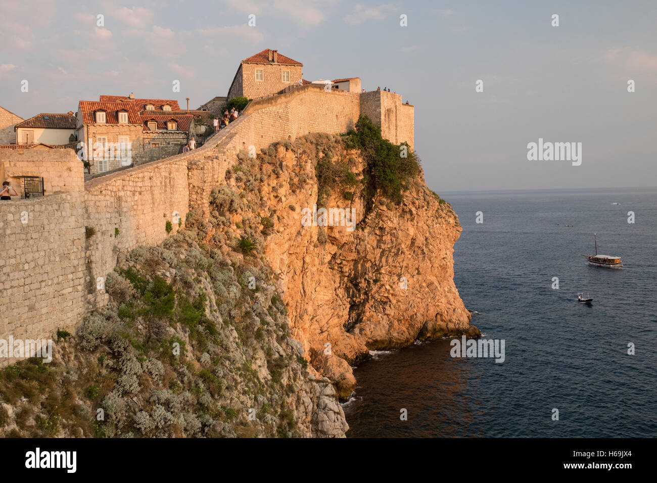 Dubrovnik, located along the Dalmatian Coast in Croatia, is known as ...