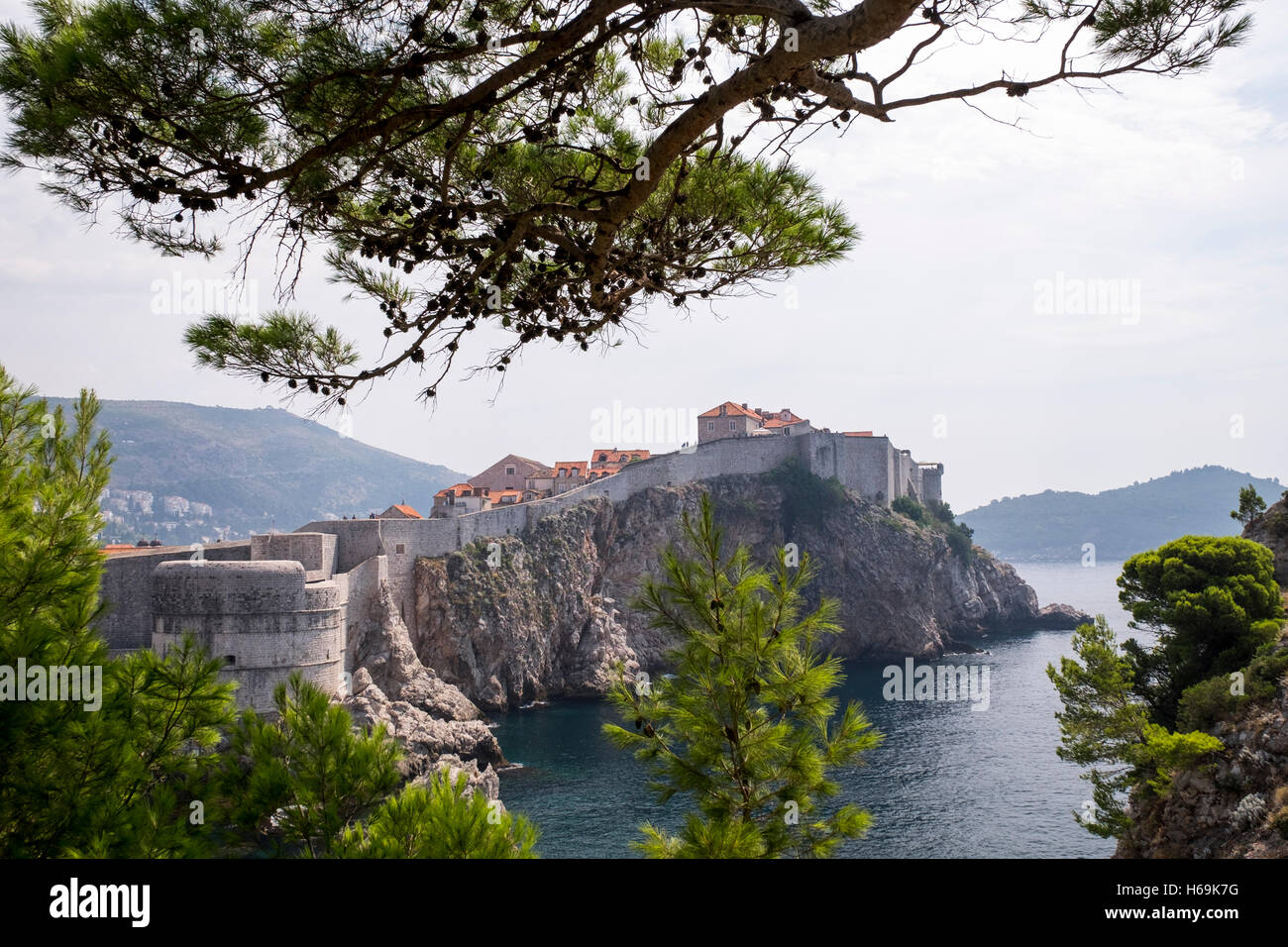 Dubrovnik, located along the Dalmatian Coast in Croatia, is known as ...