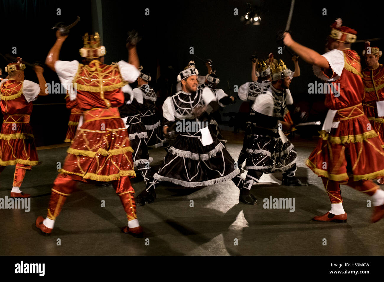 Traditional sword dance moreska korcula High Resolution Stock ...