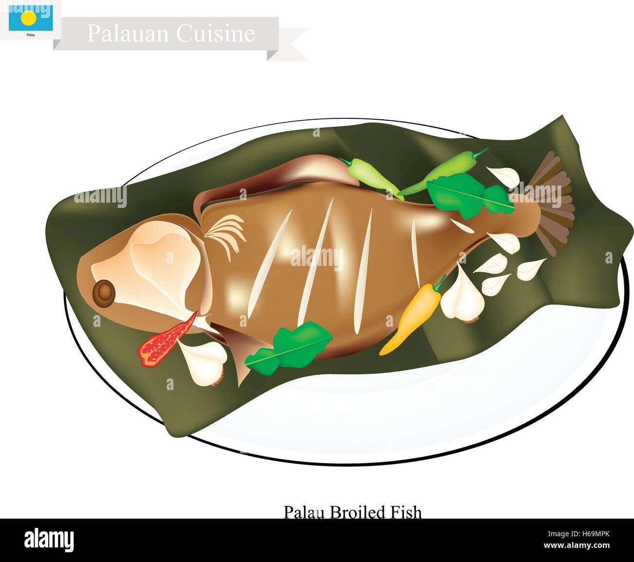 Palau fish Stock Vector Images - Alamy