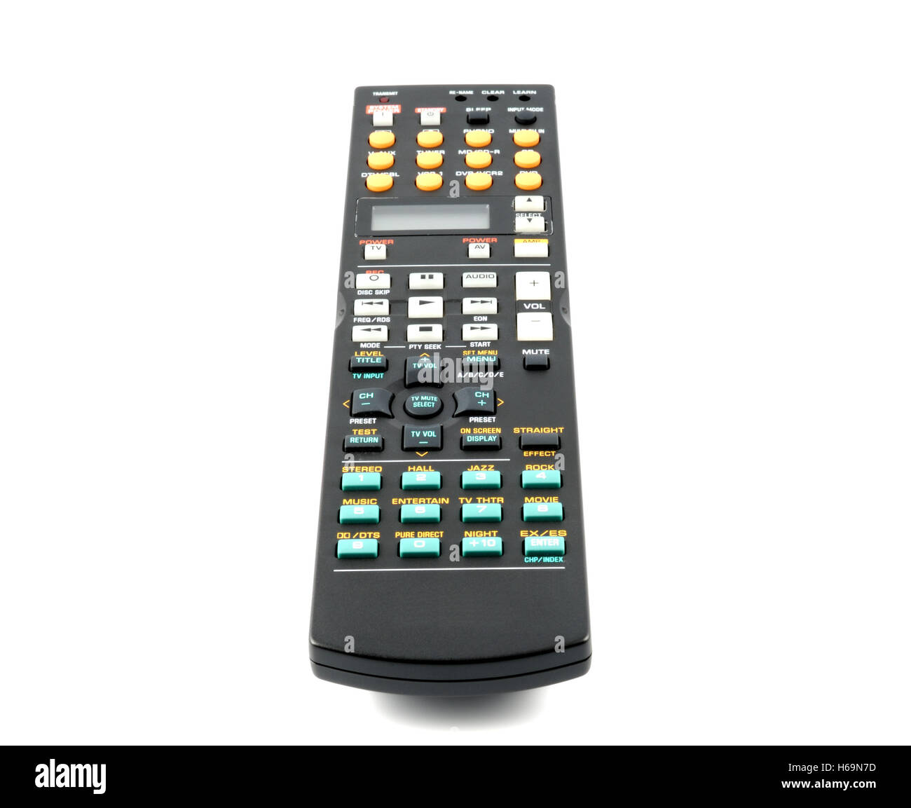 Remote control panel on a white background Stock Photo - Alamy