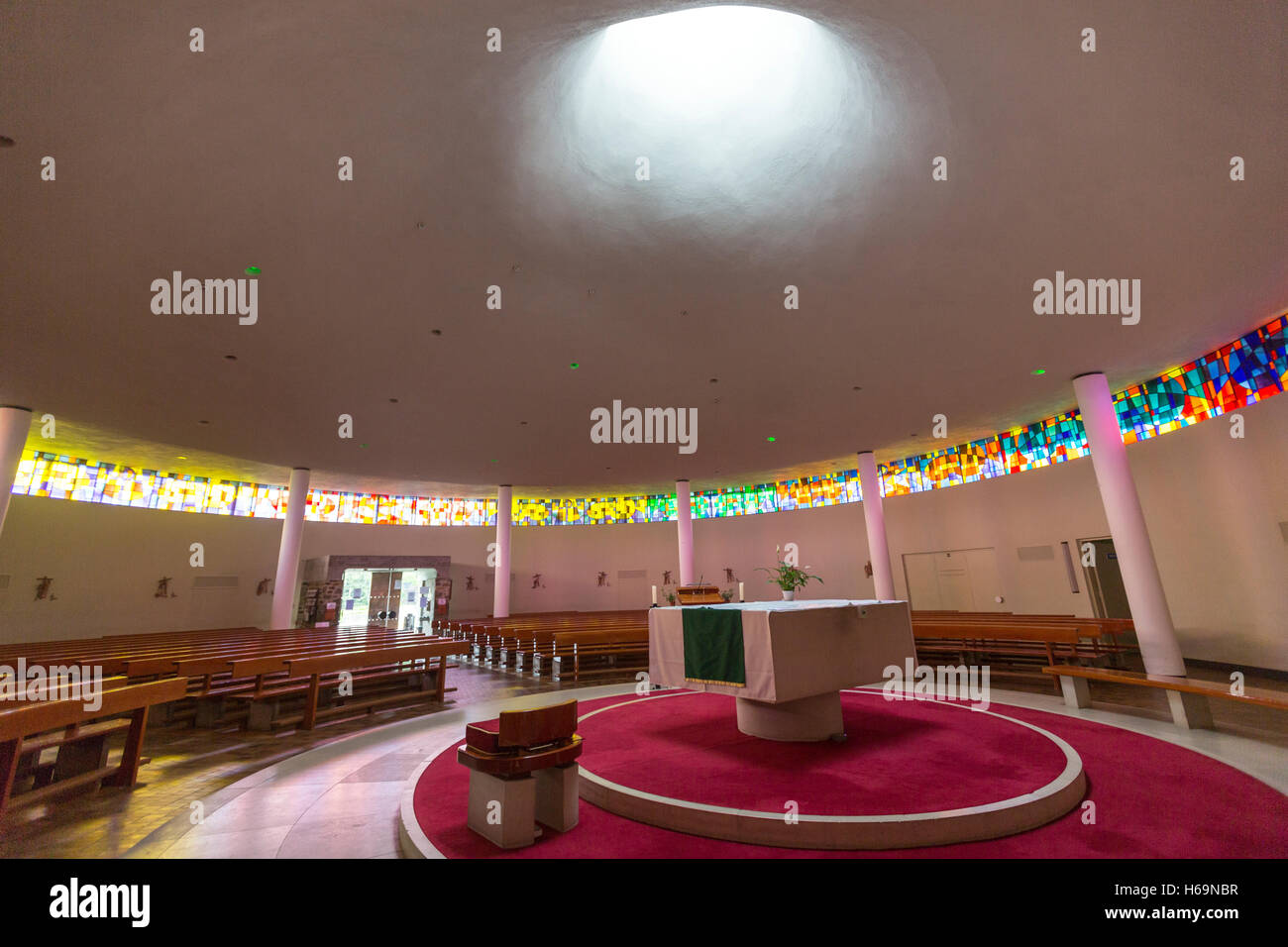 Inside Burt church by architects Frank Corr Liam McCormick. County ...