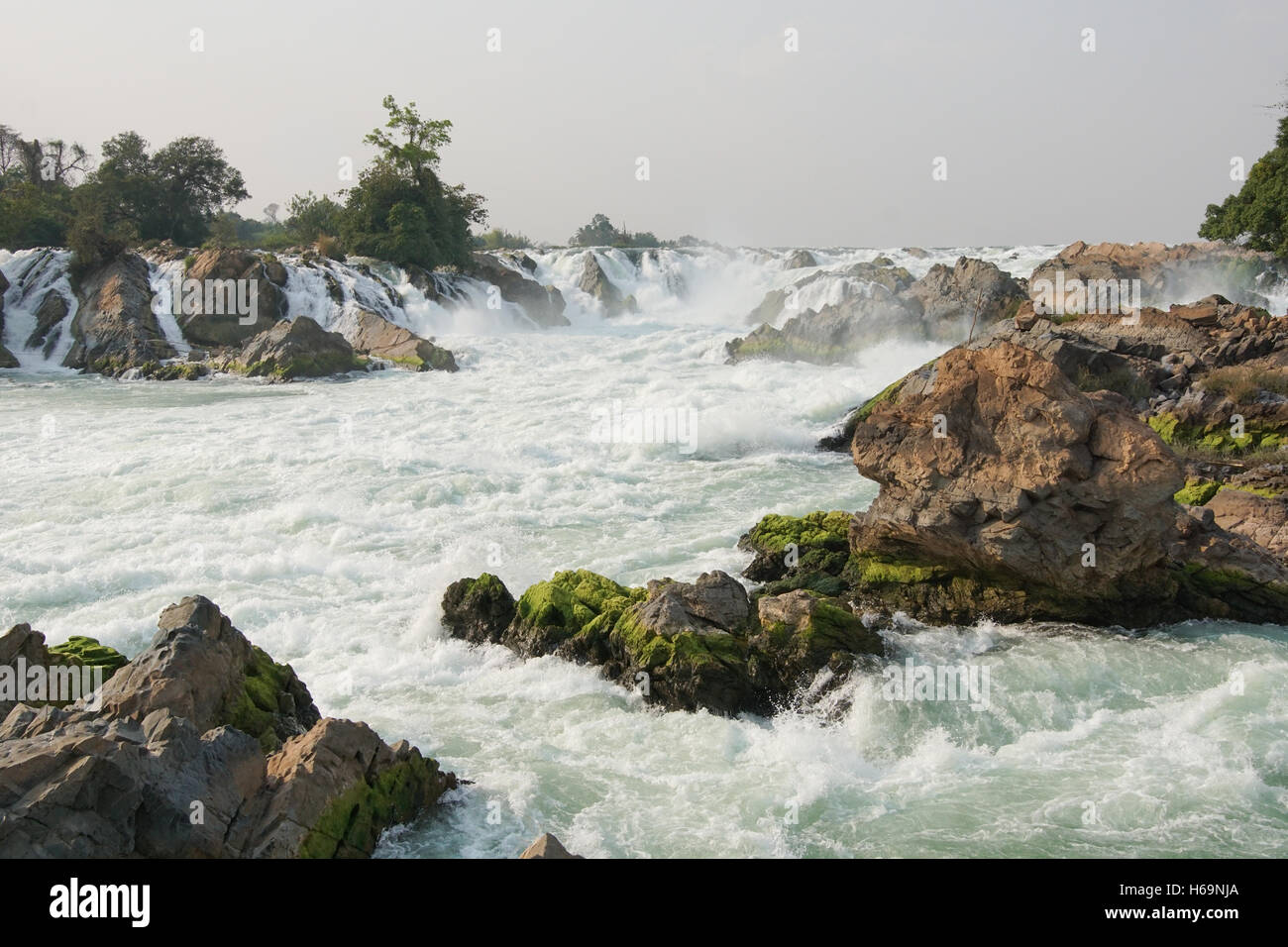 Khone Phapheng Waterfalls, Mekong River, Laos, Asia Stock Photo - Alamy