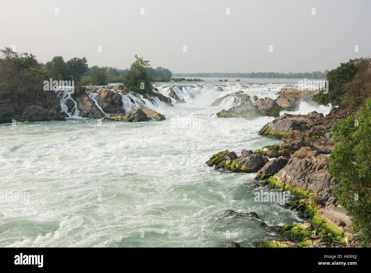Khone Phapheng Waterfalls, Mekong River, Laos, Asia Stock Photo - Alamy