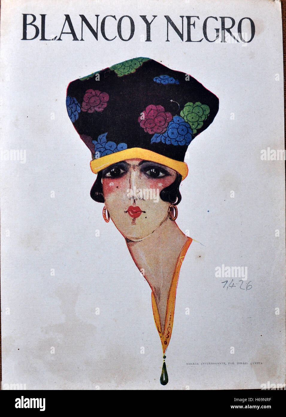 old magazine, 20s of the twentieth century, called Black and White ...