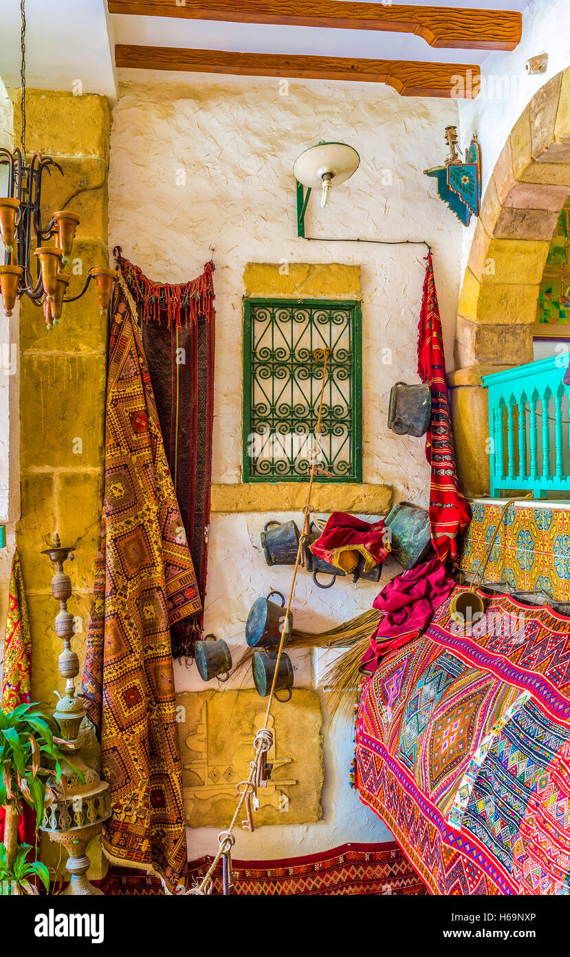 The vintage restaurant in Medina creates the unusual atmosphere of ...