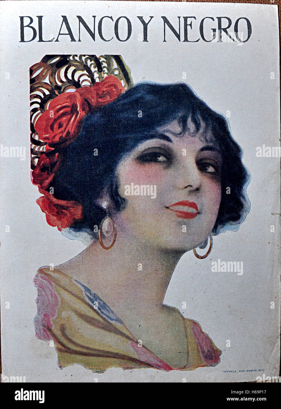 old magazine, 20s of the twentieth century, called Black and White ...