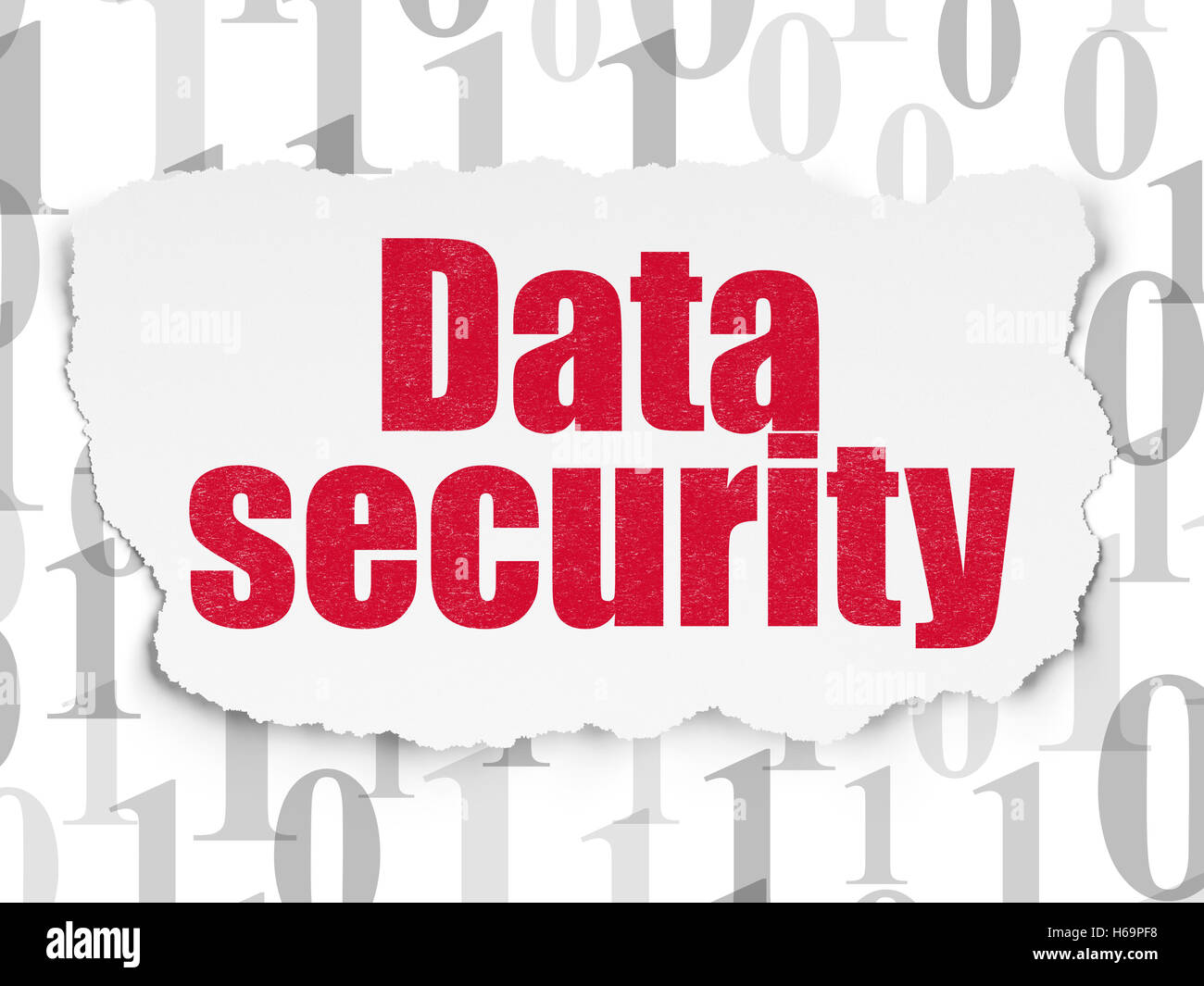 Privacy concept: Data Security on Torn Paper background Stock Photo - Alamy