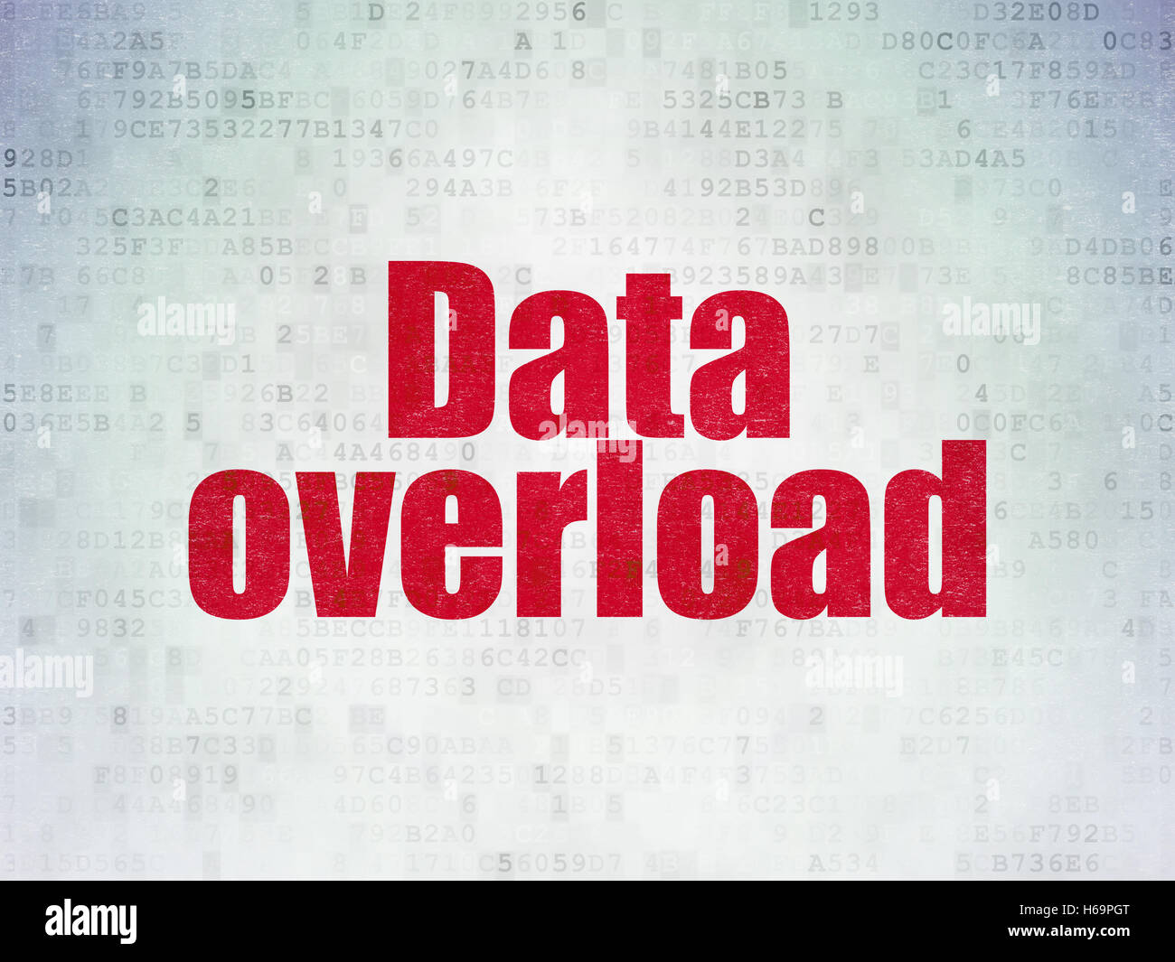 Information concept: Data Overload on Digital Data Paper background ...