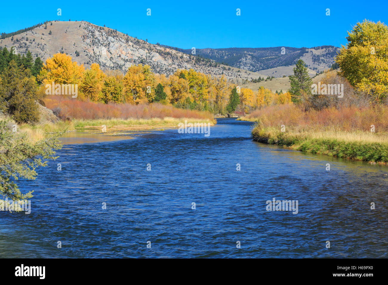 Clark fork river valley hi-res stock photography and images - Alamy