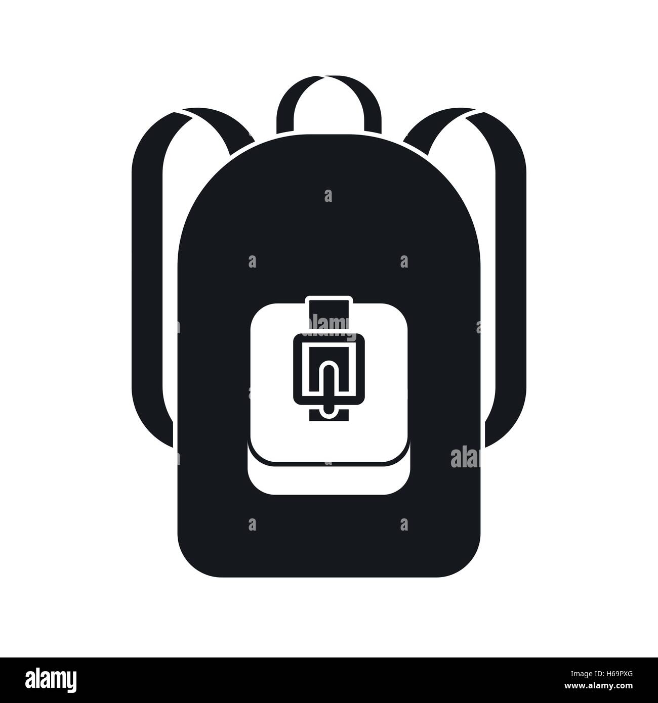 Backpack icon, simple style Stock Vector Image & Art - Alamy