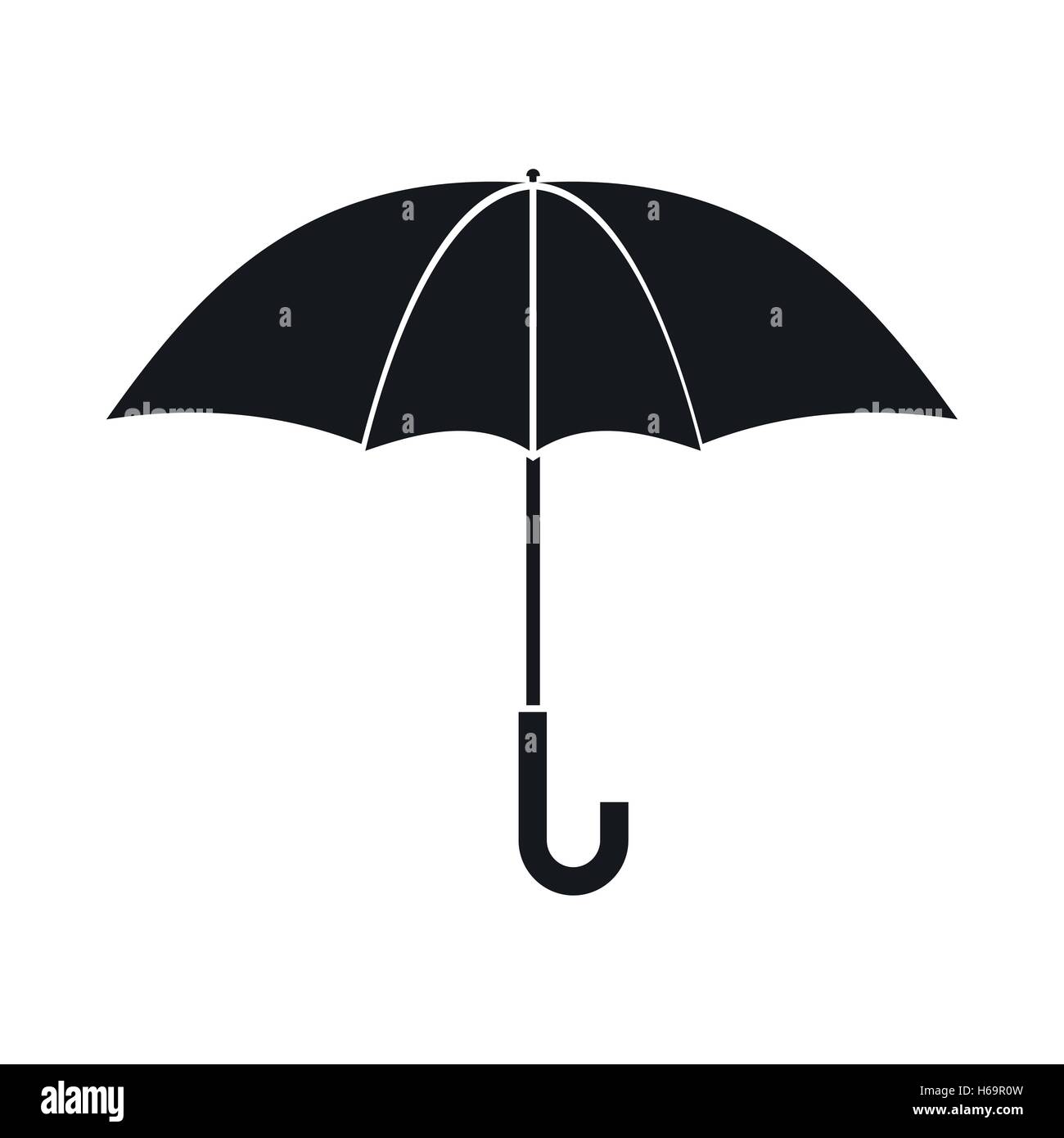 Umbrella icon, simple style Stock Vector Image & Art - Alamy