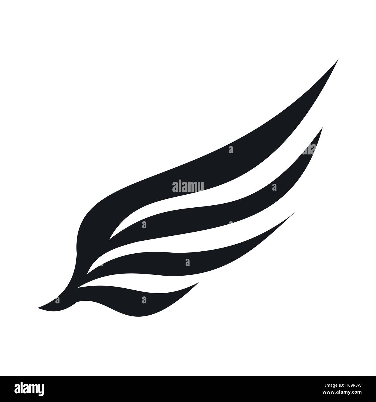 Wing icon, simple style Stock Vector Image & Art - Alamy