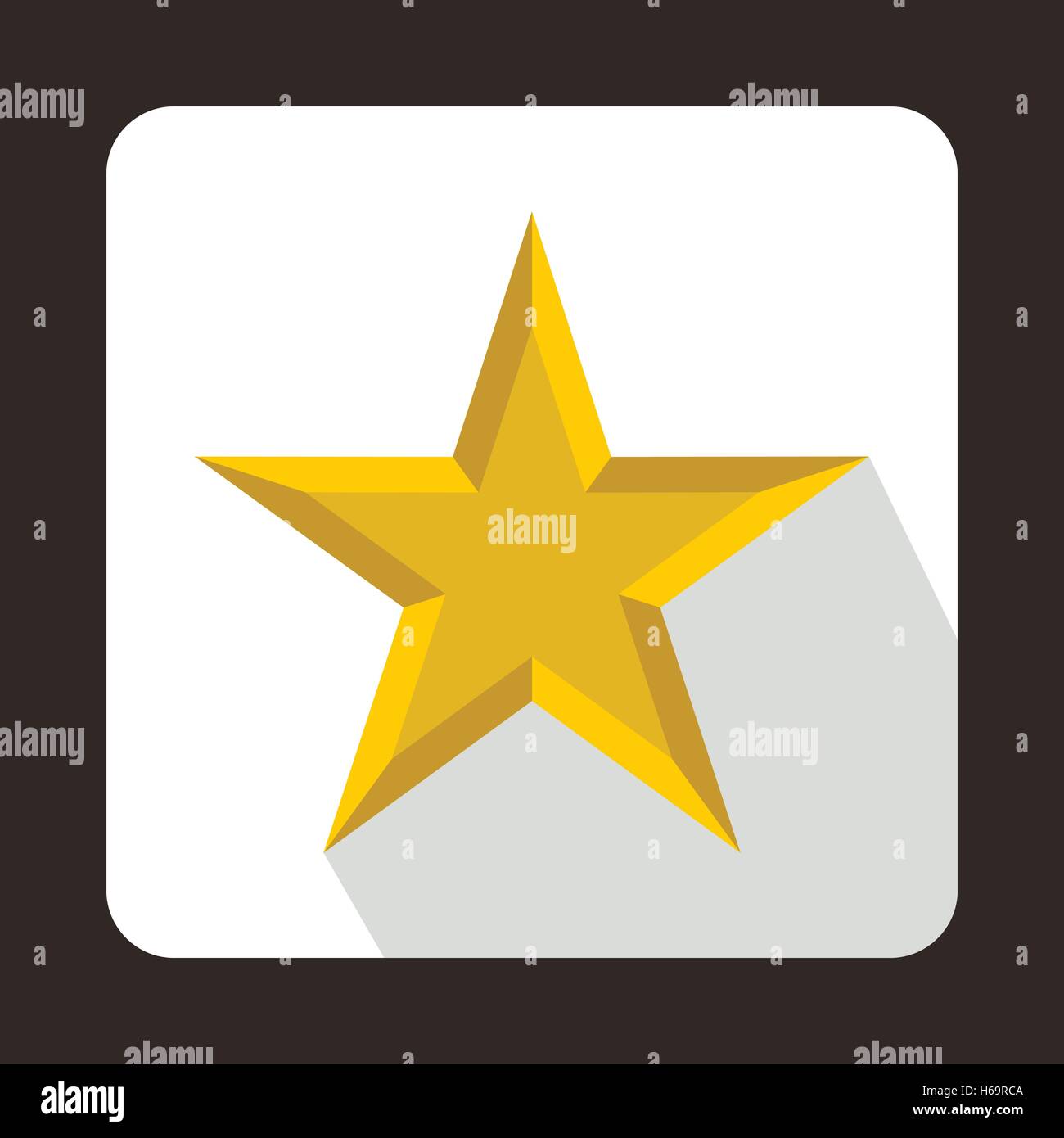 Star icon in flat style Stock Vector Image & Art - Alamy