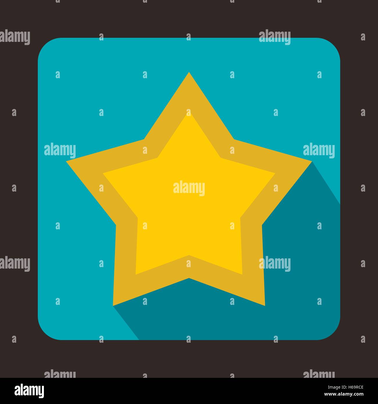Star icon in flat style Stock Vector Image & Art - Alamy