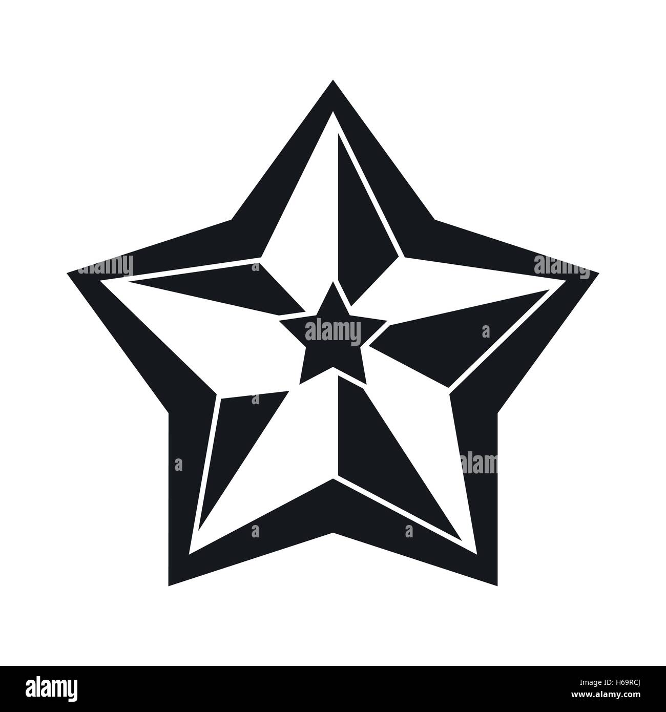 Star icon, simple style Stock Vector Image & Art - Alamy