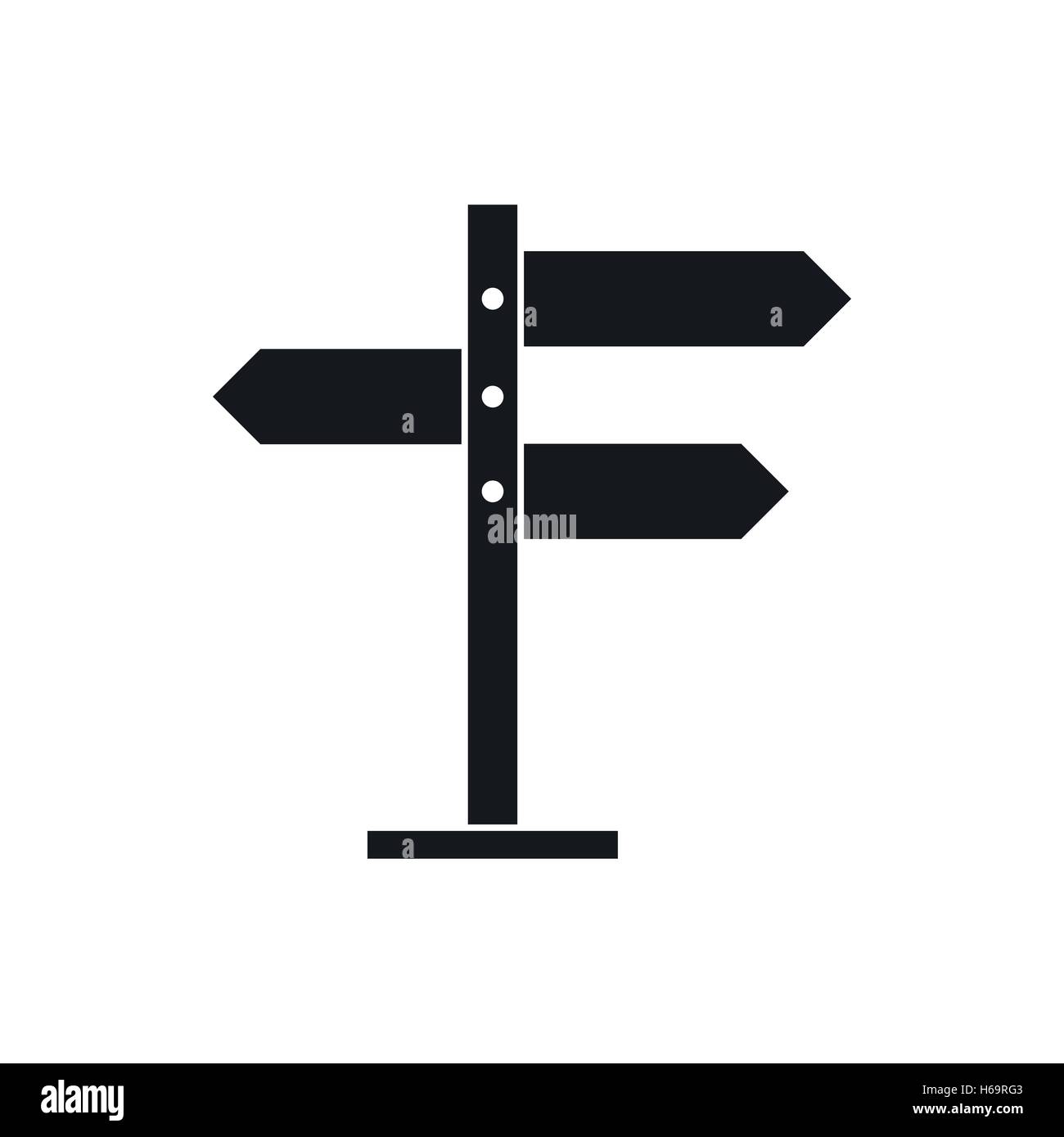 Direction signs icon, simple style Stock Vector Image & Art - Alamy