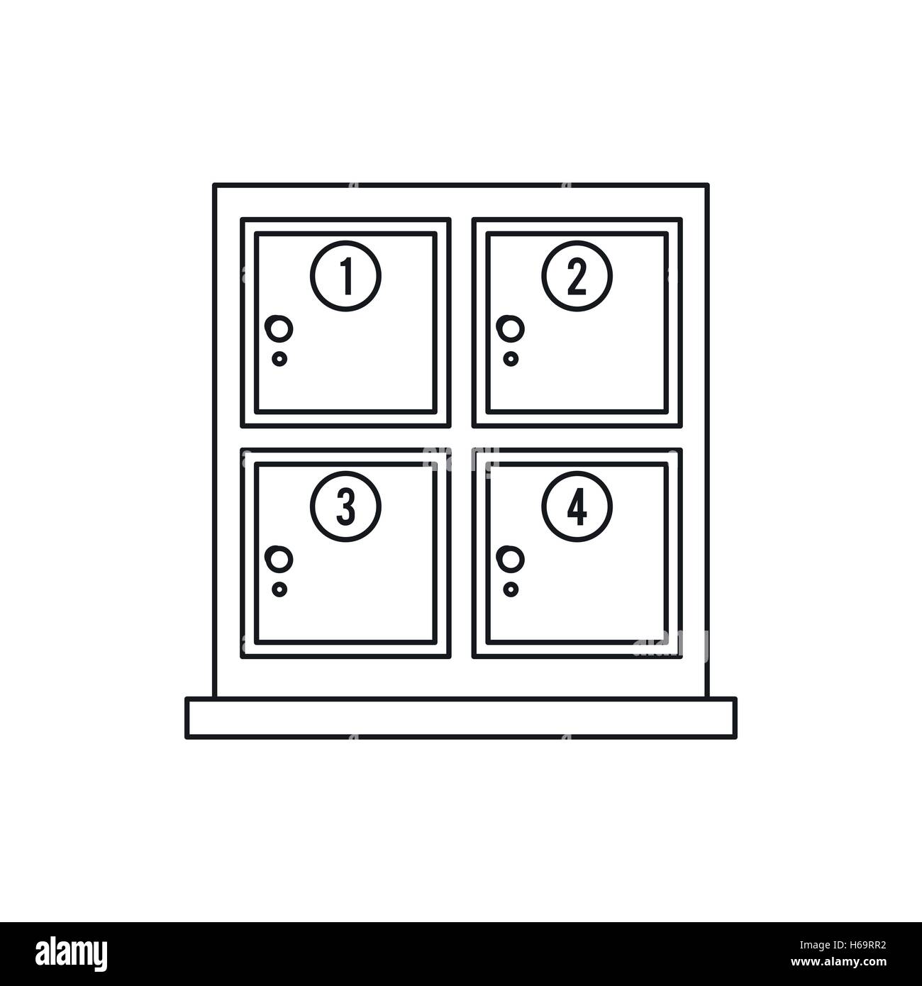 Post office office cell Stock Vector Images - Alamy