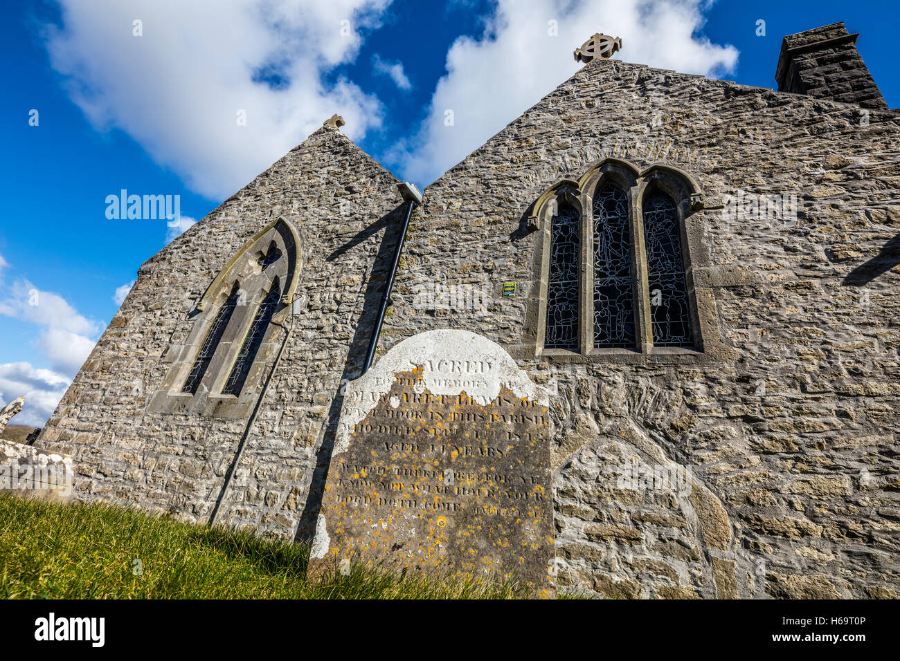Manorbier Church in Pembrokeshire, Wales, UK Stock Photo - Alamy