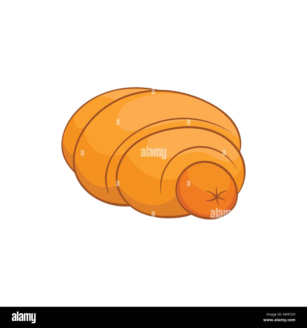 Sausage roll icon in cartoon style Stock Vector Image & Art - Alamy